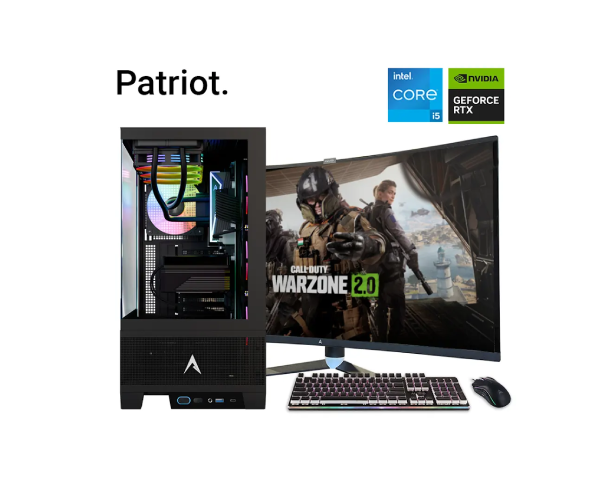 Allied Patriot Intel Core i5-14400F | RTX 5070 12GB Gaming PC Bundle ...