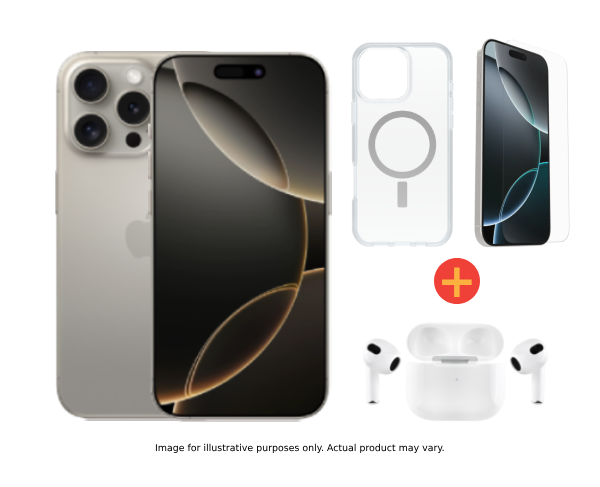 Apple iPhone 16 Pro Max 256GB - Desert Titanium Essentials Bundle ...