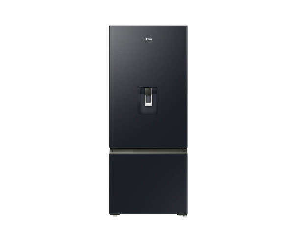 Haier 431L Bottom Mount Fridge with Non-Plumbed Water Dispenser - Black ...