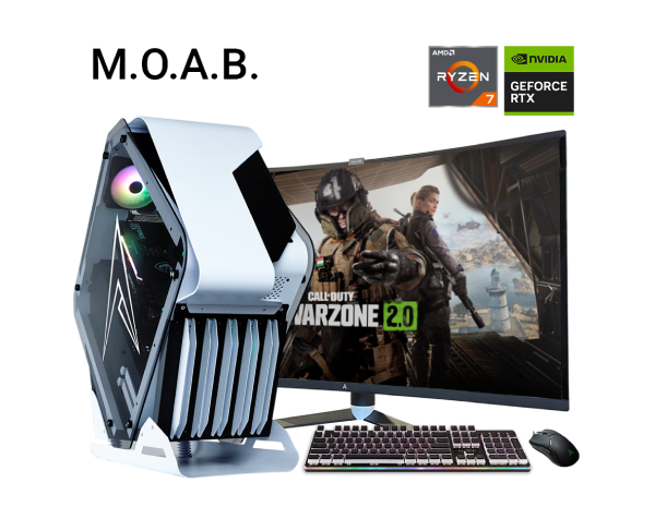 Allied M.O.A.B. Ryzen 7 9800X3D | RTX 5080 16GB Gaming PC Bundle ...