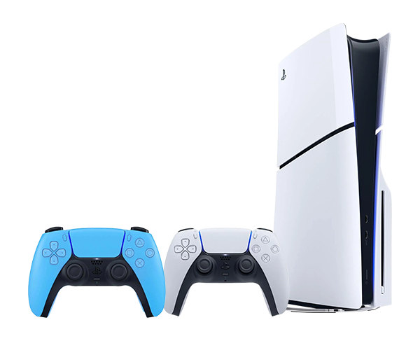 PS5 PlayStation 5 Slim Console - Disc + PS5 PlayStation 5 DualSense ...