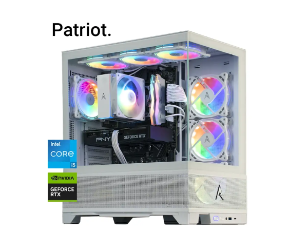 Allied Patriot Intel Core i5-14400F | RTX 5070 12GB Gaming PC - White ...