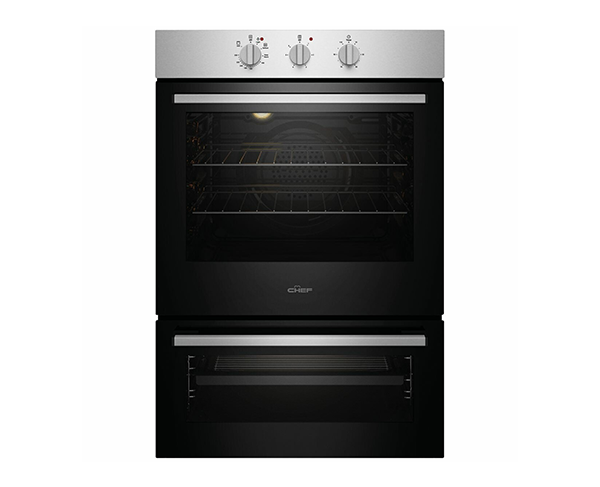 Chef 60cm Electric Built-In Fan Forced Oven with Separate Grill – Chef ...