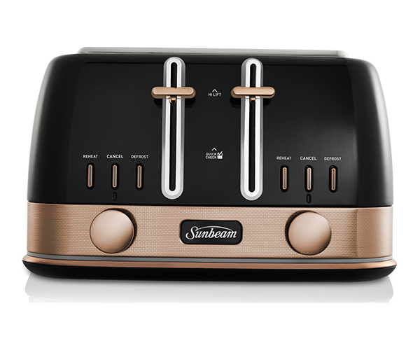 Sunbeam New York Collection 4 Slice Toaster Black Bronze – Sunbeam ...