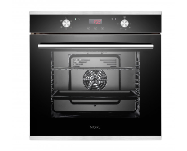 NORJ 60cm Oven - Black Glass/Stainless Steel – NORJ – Ovens